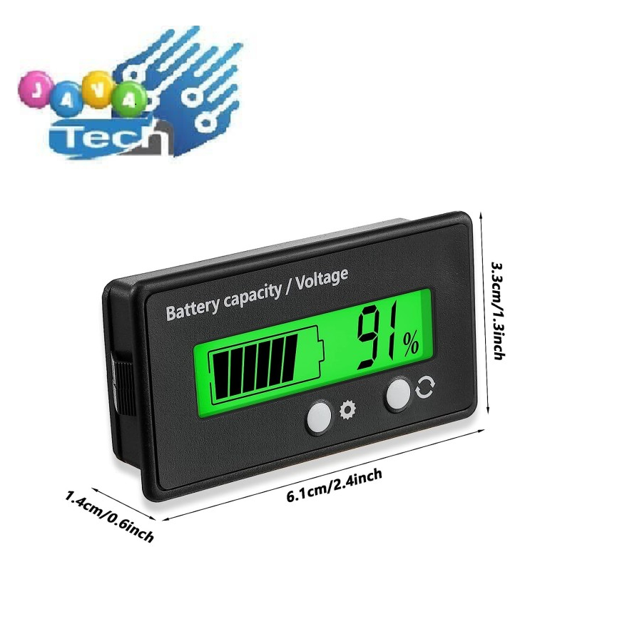 Indikator Baterai 12V-72V Waterproof Lithium LiFePO4 Lead Acid Battery | Lazada Indonesia