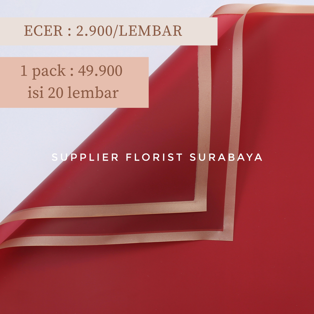 KERTAS BUNGA FRAME GOLD (1 PACK: 20 LBR)/WRAPPING PAPER/ WRAP BUNGA ...