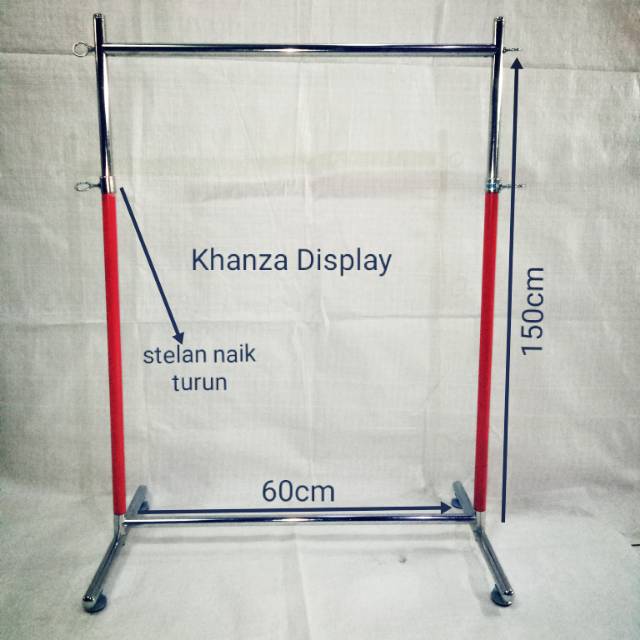 gawangan gantungan baju panjang 60cm Display toko | Lazada Indonesia