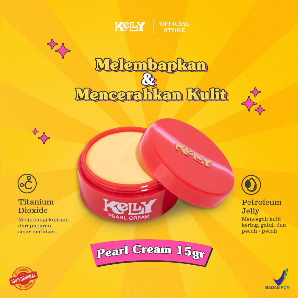 KELLY Pearl Cream 5gr & 15gr Original BPOM | Lazada Indonesia
