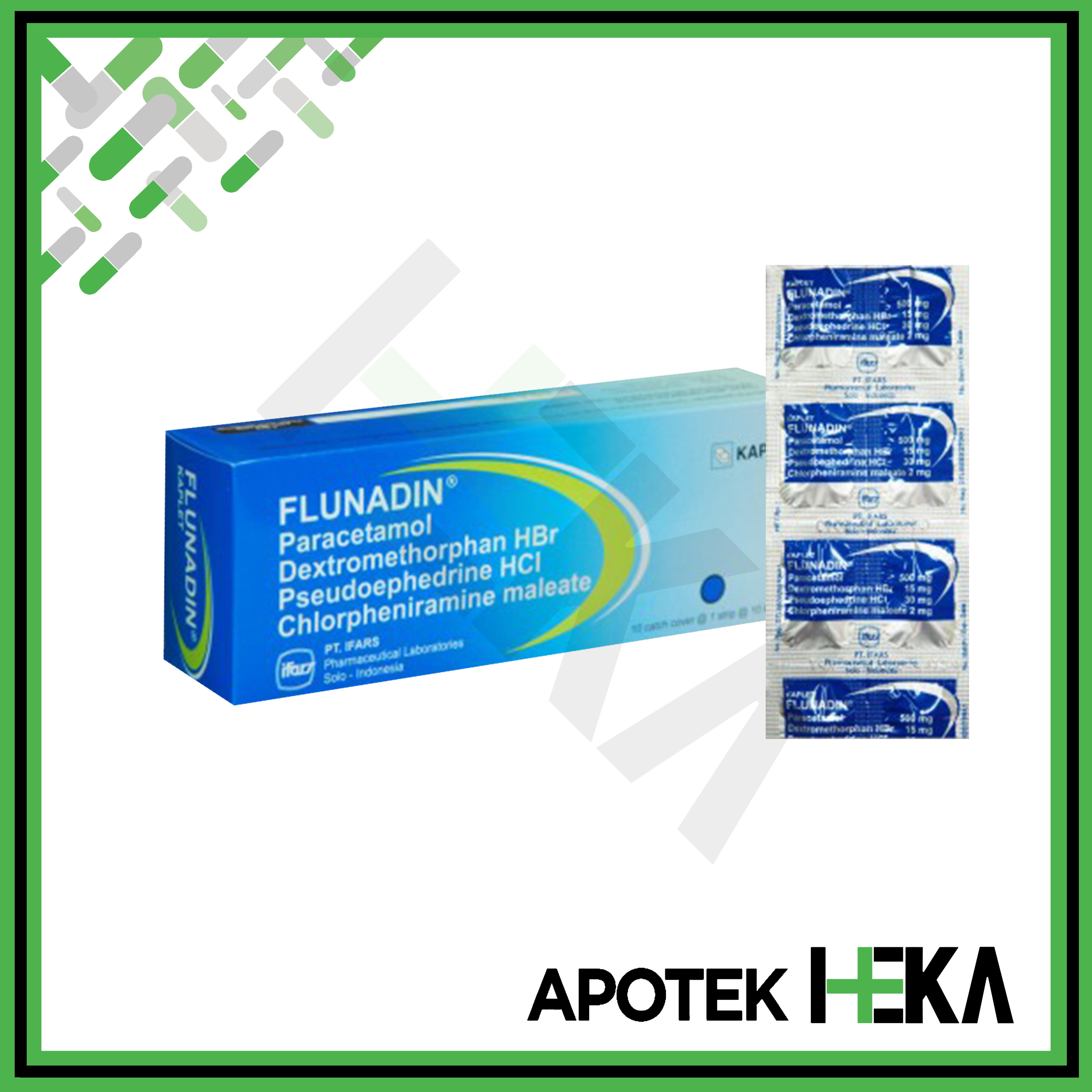 Flunadin Kaplet Box isi 10x10 Tablet - Obat Flu | Lazada Indonesia