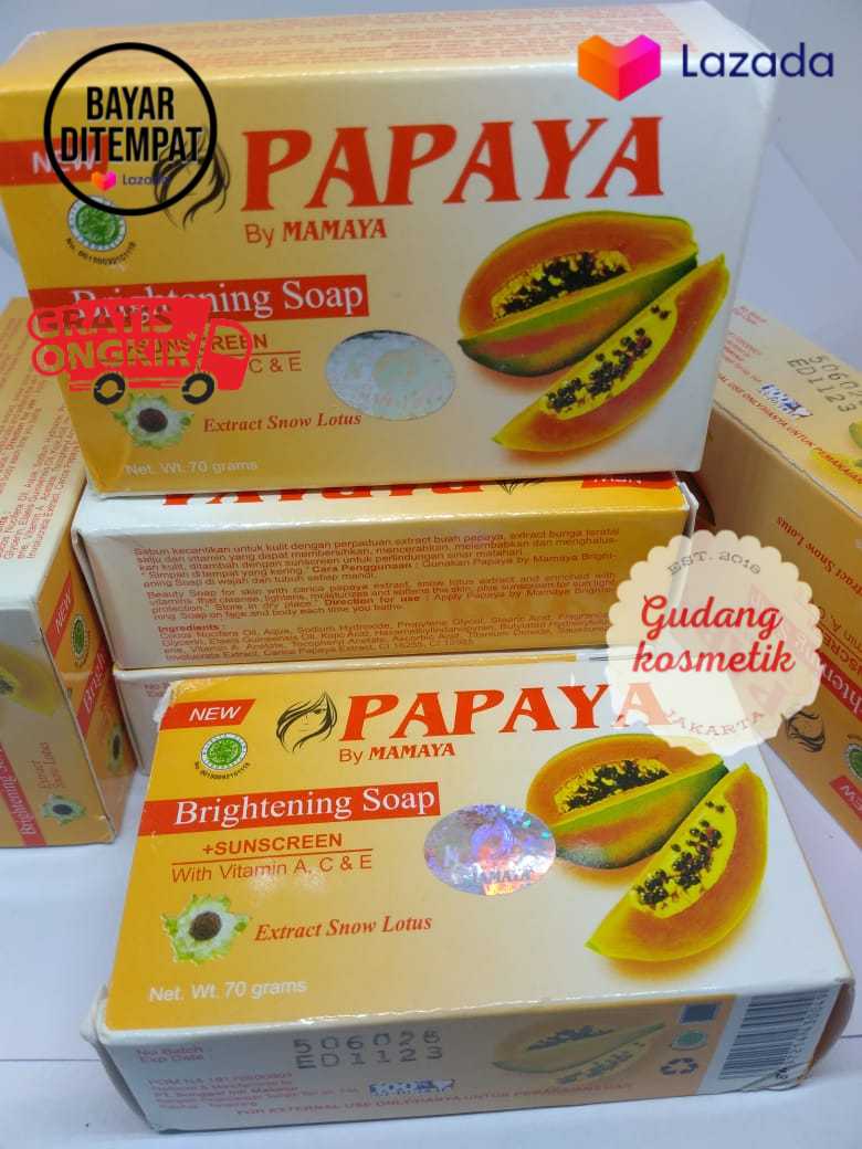 [MAMAYA KECIL] SABUN PAPAYA BY MAMAYA BPOM 75 GRAM | Lazada Indonesia