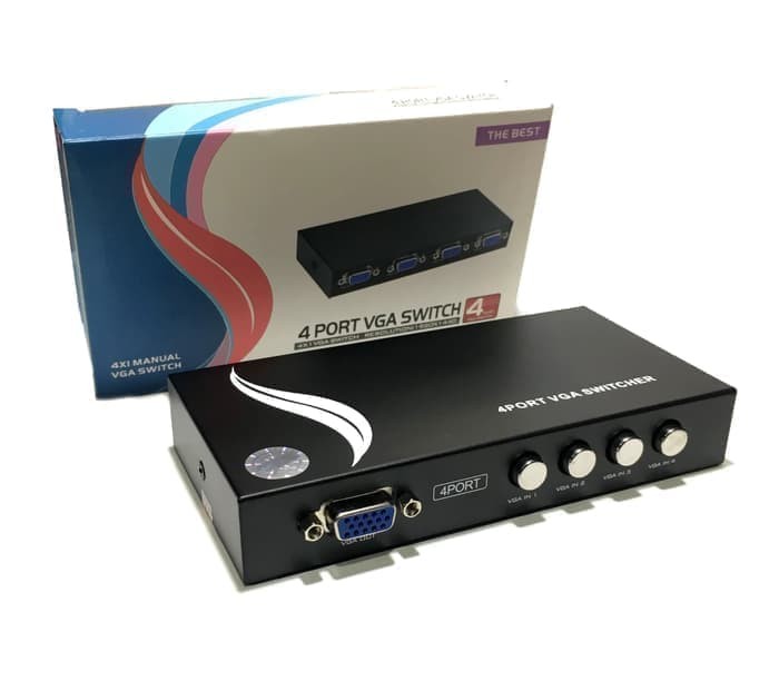 VGA Switch 4 Port | Lazada Indonesia
