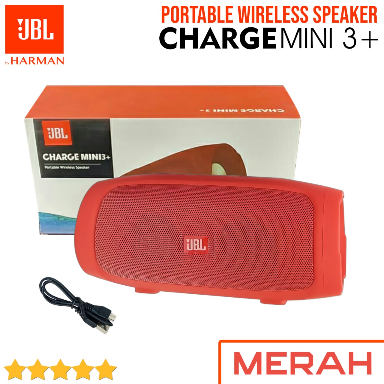 Speaker Bluetooth ERRLY Wireless Portable Speker Charge Mini 3plus Mini 3 Plus J007 | Lazada ...