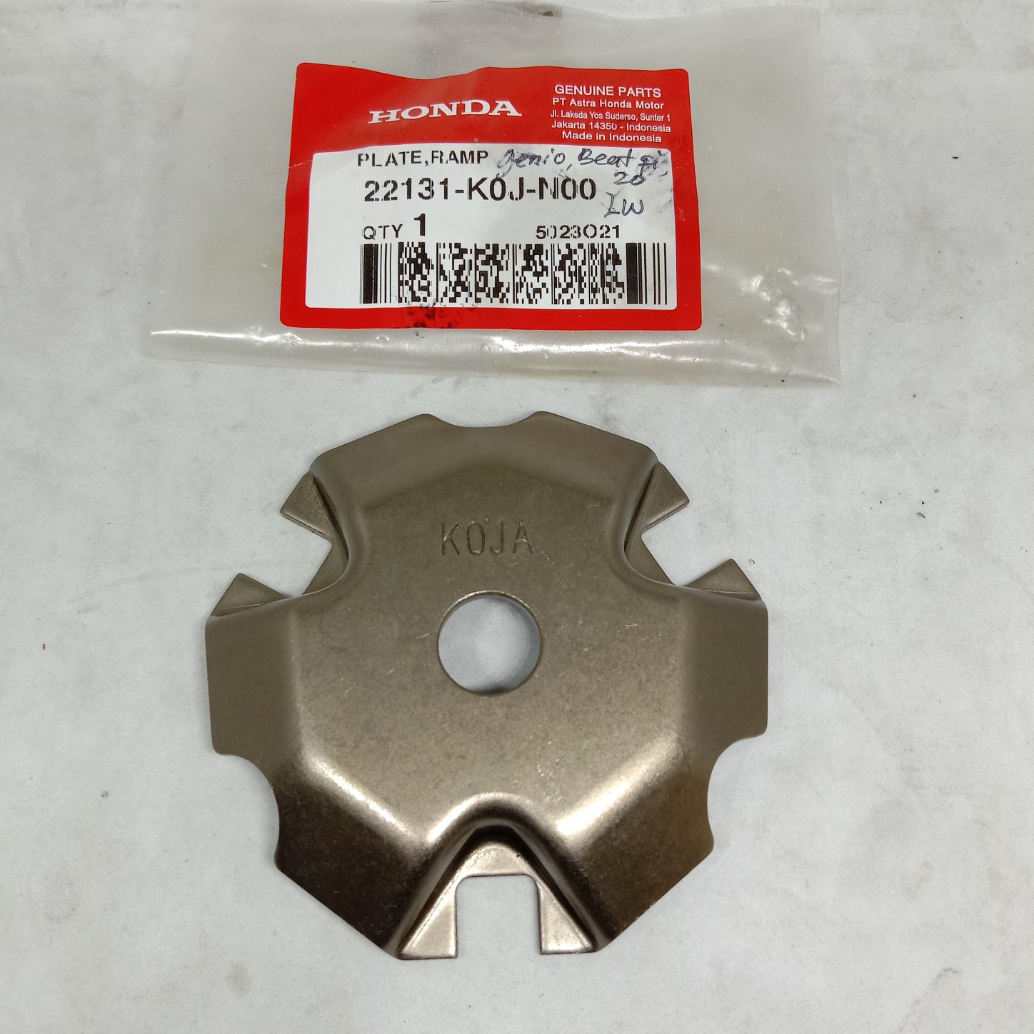 Besi Plat Plate Ramp Tutup Rumah Roller Roler Genio Beat Street New ...