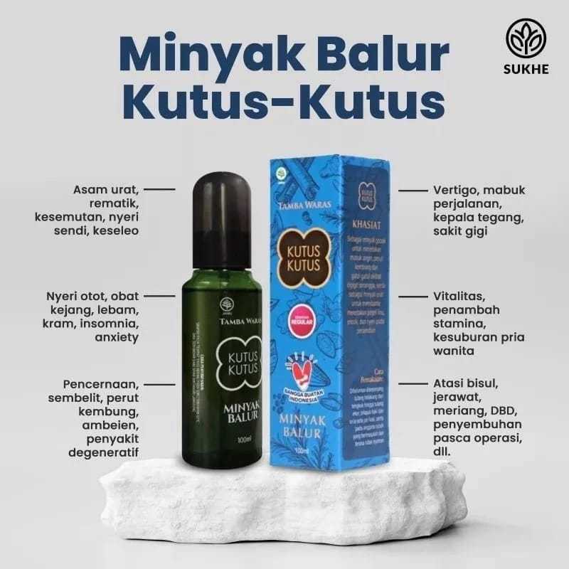 Minyak Kutus Kutus 100 Ml Original Minyak Kutus Kutus Tamba Waras