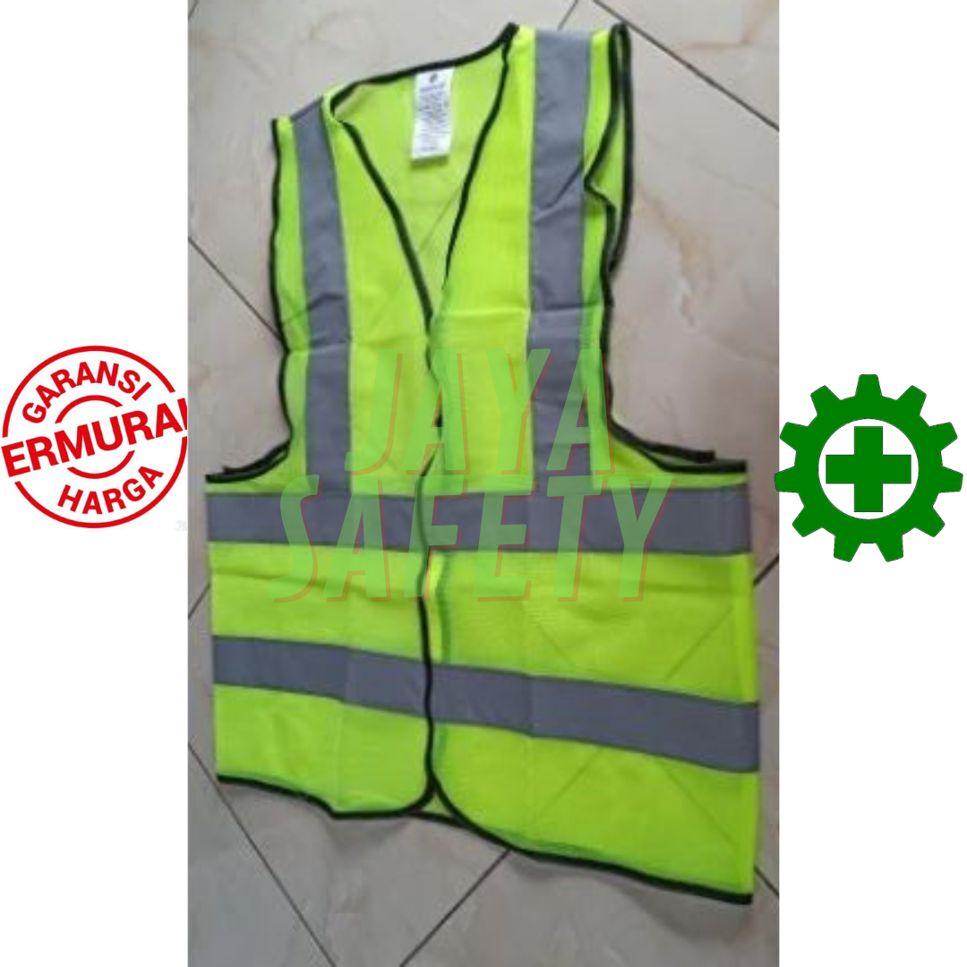 Rompi Safety Jaring V Guard Hijau & Orange GOSAVE | Lazada Indonesia