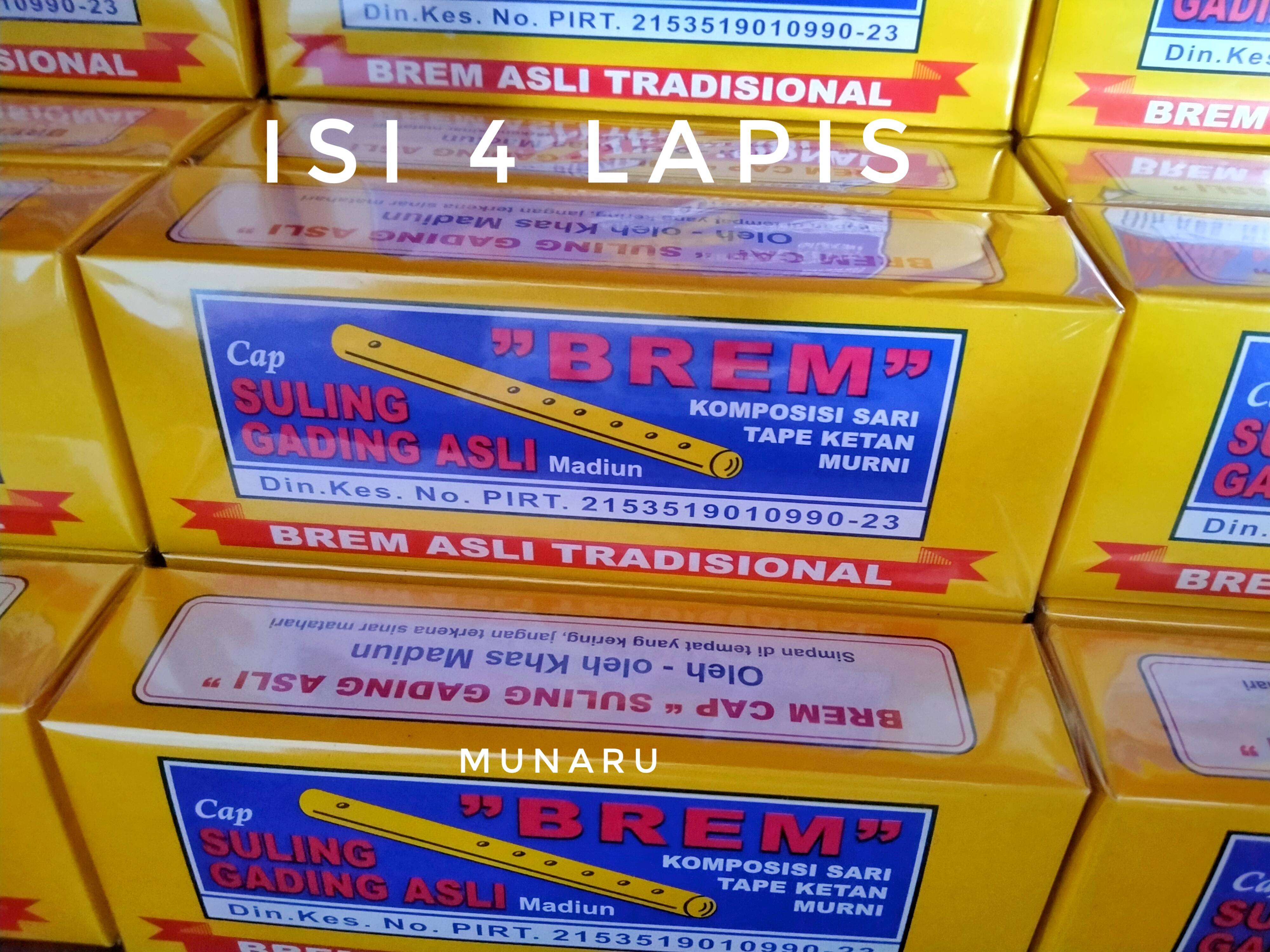 Brem Suling Gading isi 4 Brem Madiun Rasa Original | Lazada Indonesia