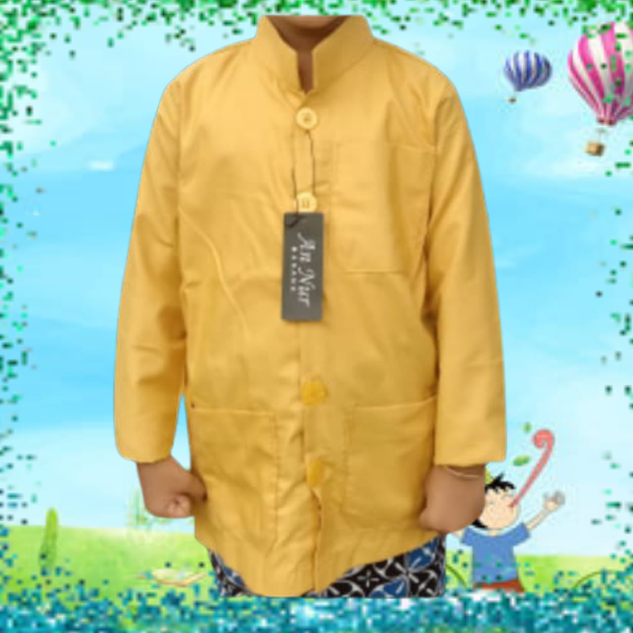 Baju jasko haibah model ammu jasko jas koko anak lengan panjang ...