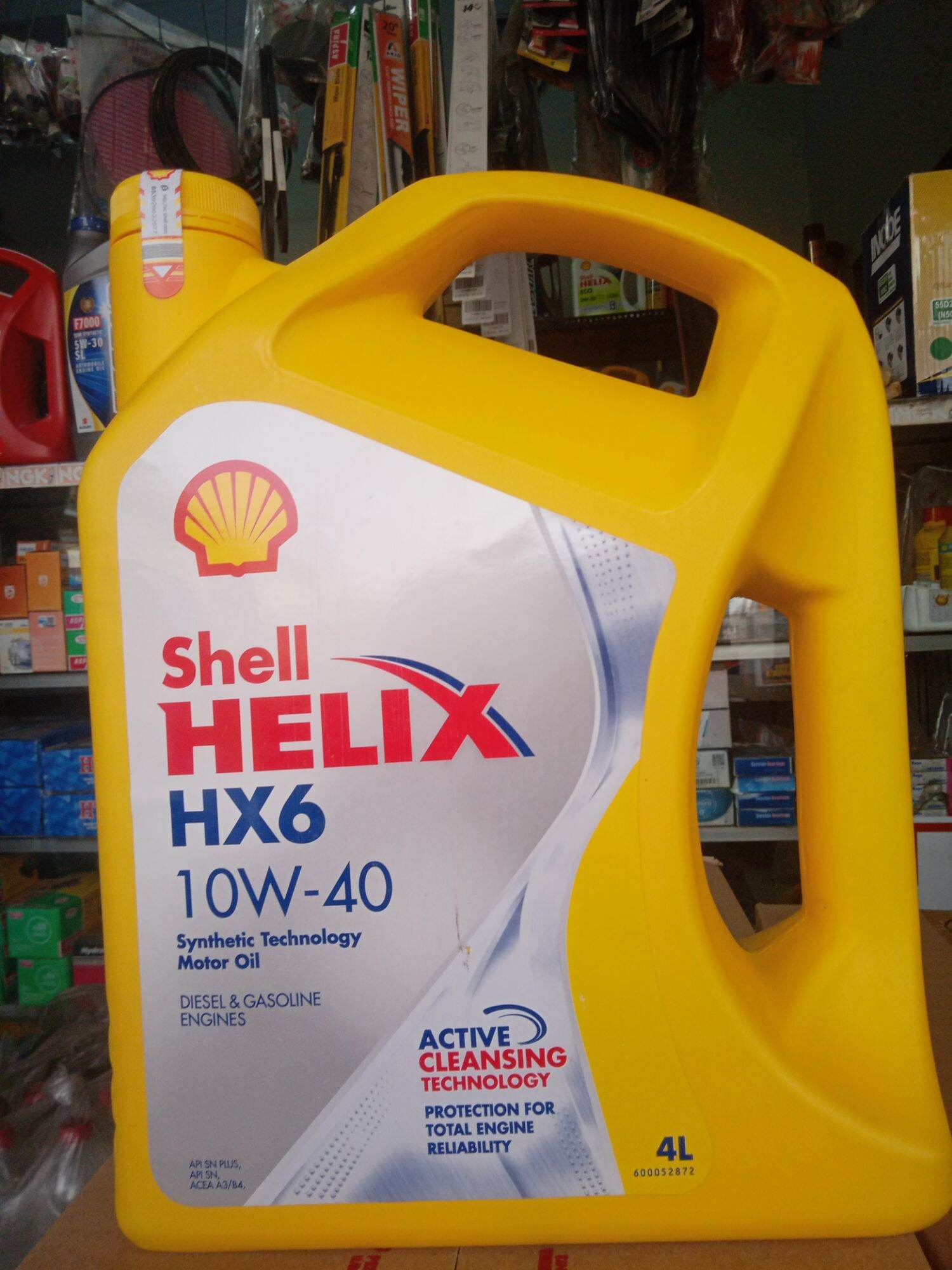 Shell hx 6 4 literr 10w-40 syntetic bensin dan solar | Lazada Indonesia