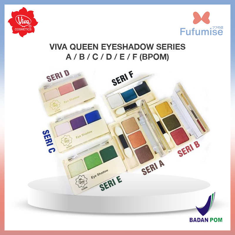 VIVA Queen Eyeshadow Series A / B / C / D / E / F (BPOM) | Lazada Indonesia