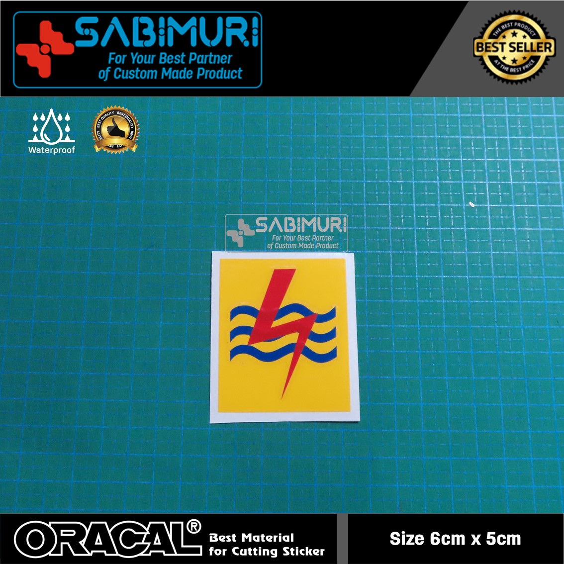 Cutting Sticker Stiker Helm PLN | Lazada Indonesia