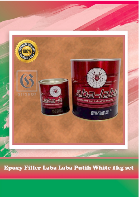 Epoxy Filler Laba Laba Putih White 1kg set | Lazada Indonesia