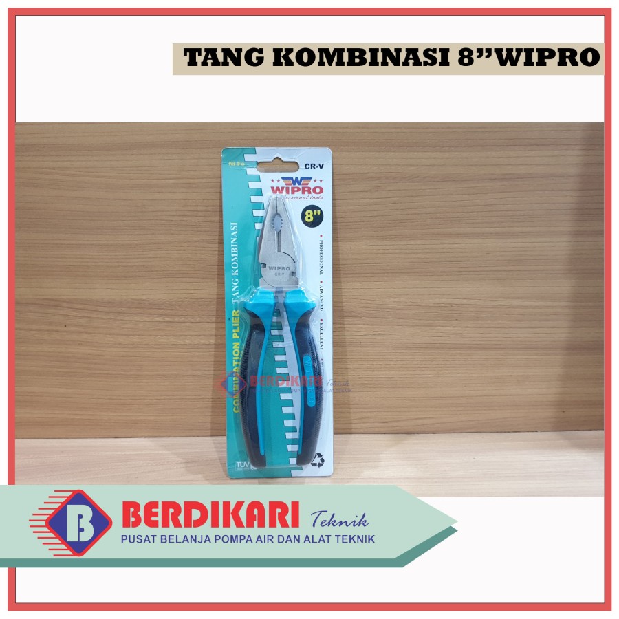 Tang Kombinasi Wipro 8" / Linesman Pliers / Combination Plier | Lazada ...