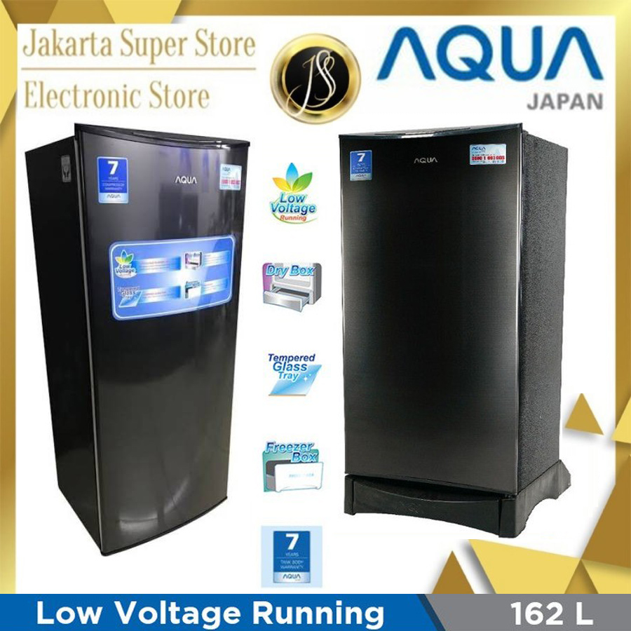 KULKAS AQUA AQRD 191 DS / 1 PINTU DARK SILVER | Lazada Indonesia