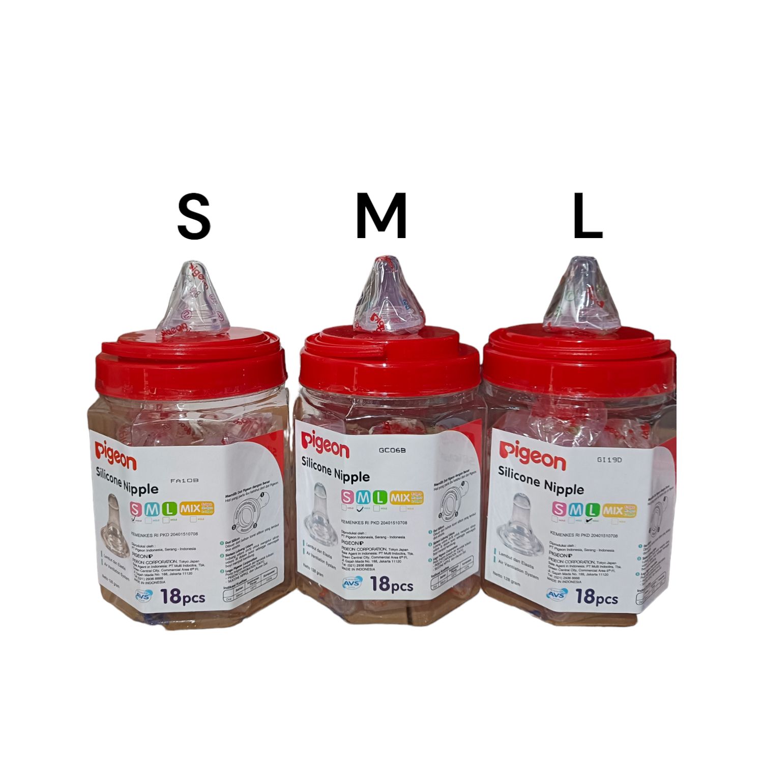 Satuan Nipple Pigeon Standard | DOT PIGEON BULAT HARGA SATUAN ...