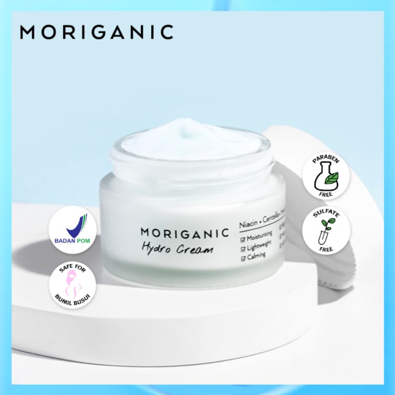 [NEW]MORIGANIC Hydro Cream Moisturizer 30g | Lazada Indonesia