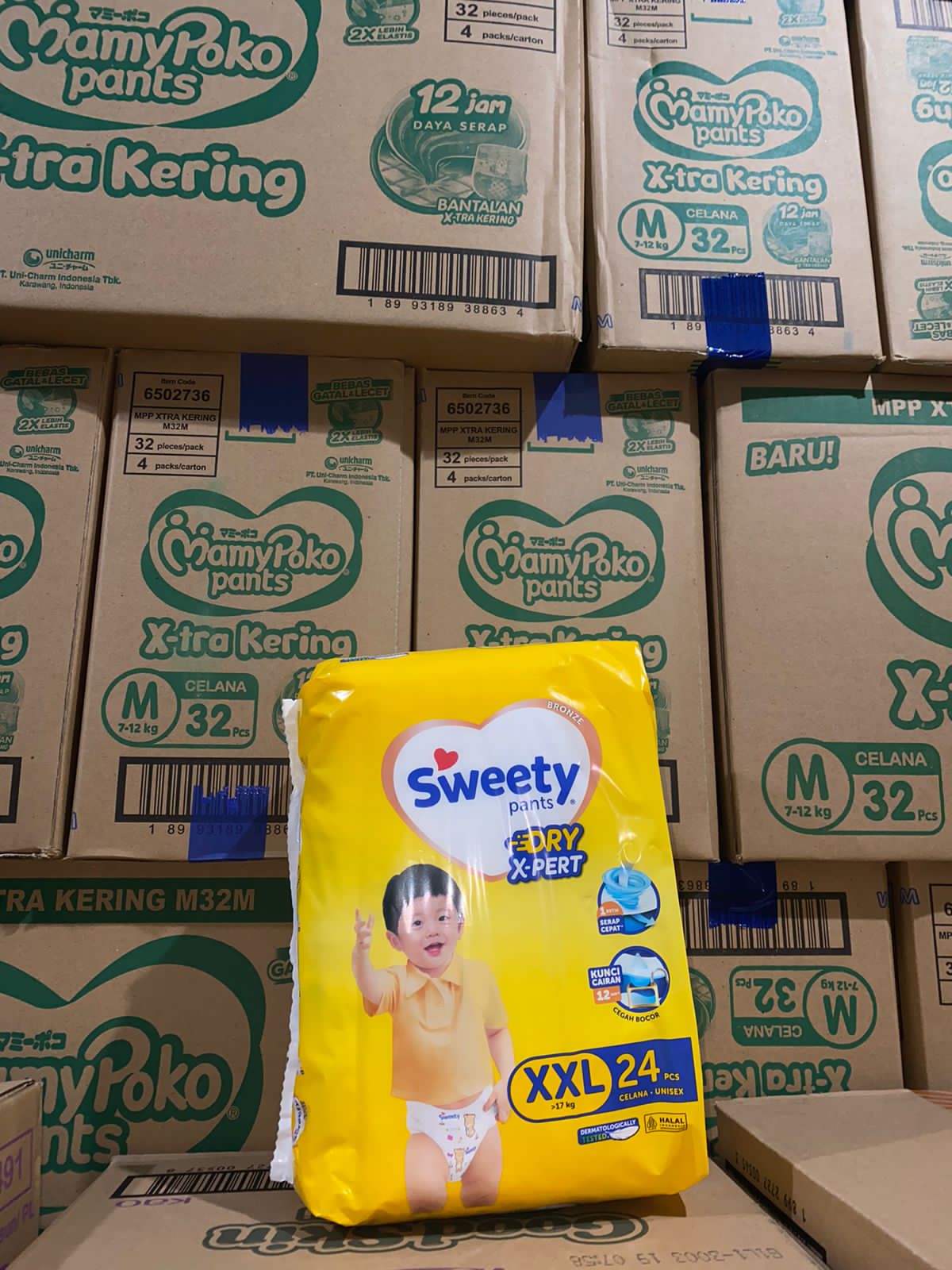 SWEETY BRONZE COMFORT POPOK BAYI Pack NBS-S-M-L-XL-XXL | Lazada Indonesia