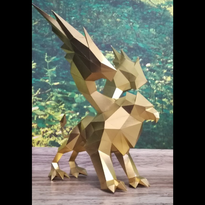 Low Poly Griffin Papercraft | Lazada Indonesia