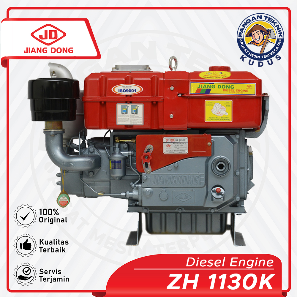 MESIN DIESEL JIANG DONG | ZH 1130K | DIESEL ENGINE 30 PK | Lazada Indonesia