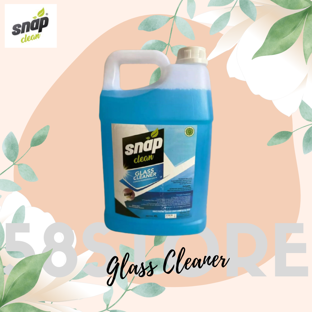 CAIRAN PEMBERSIH KACA 4 LITER SNAP CLEAN / GLASS CLEANER SNAP CLEANER ...
