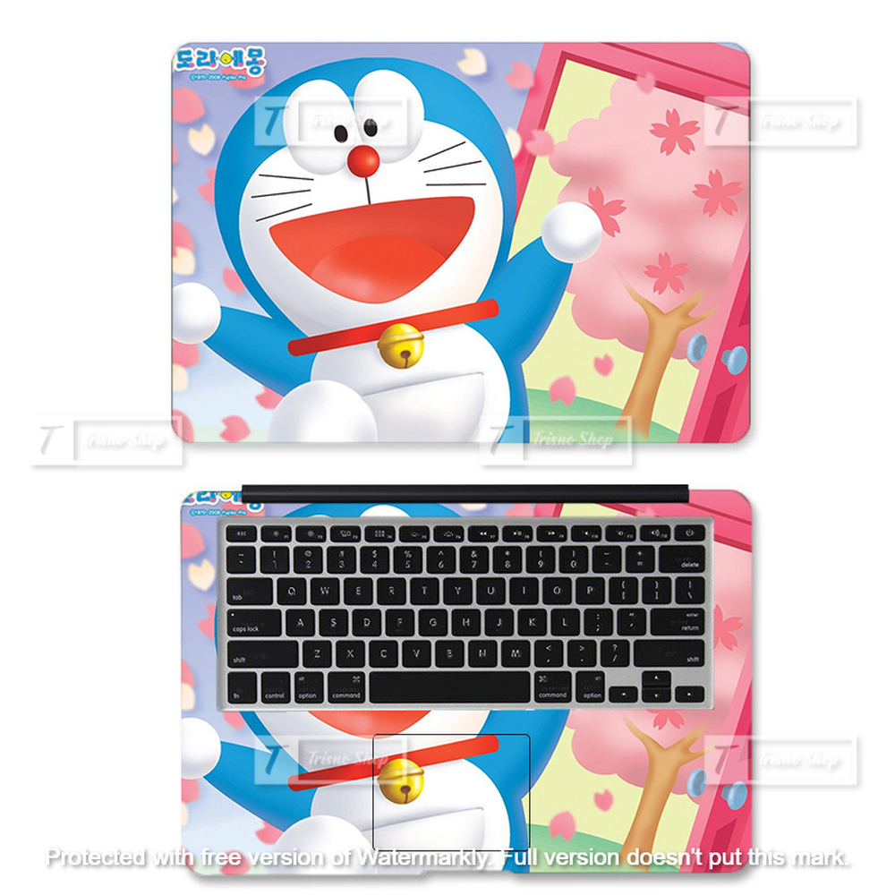 Stiker Laptop | Garskin Laptop | Doraemon + Laminasi | Lazada Indonesia
