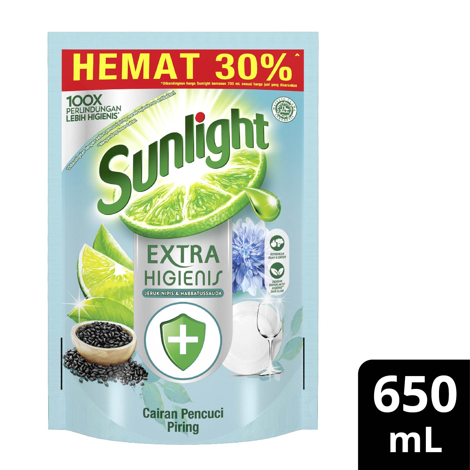 Sunlight Sabun Cuci Piring Higienis 650mL | Lazada Indonesia