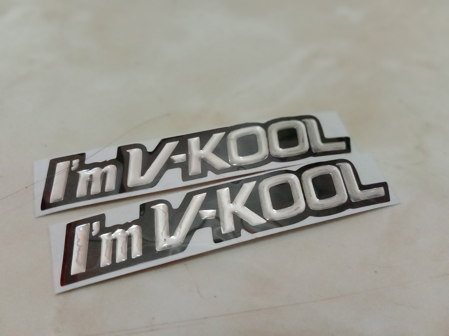 Stiker Timbul VKool Isi 2 pcs | Lazada Indonesia