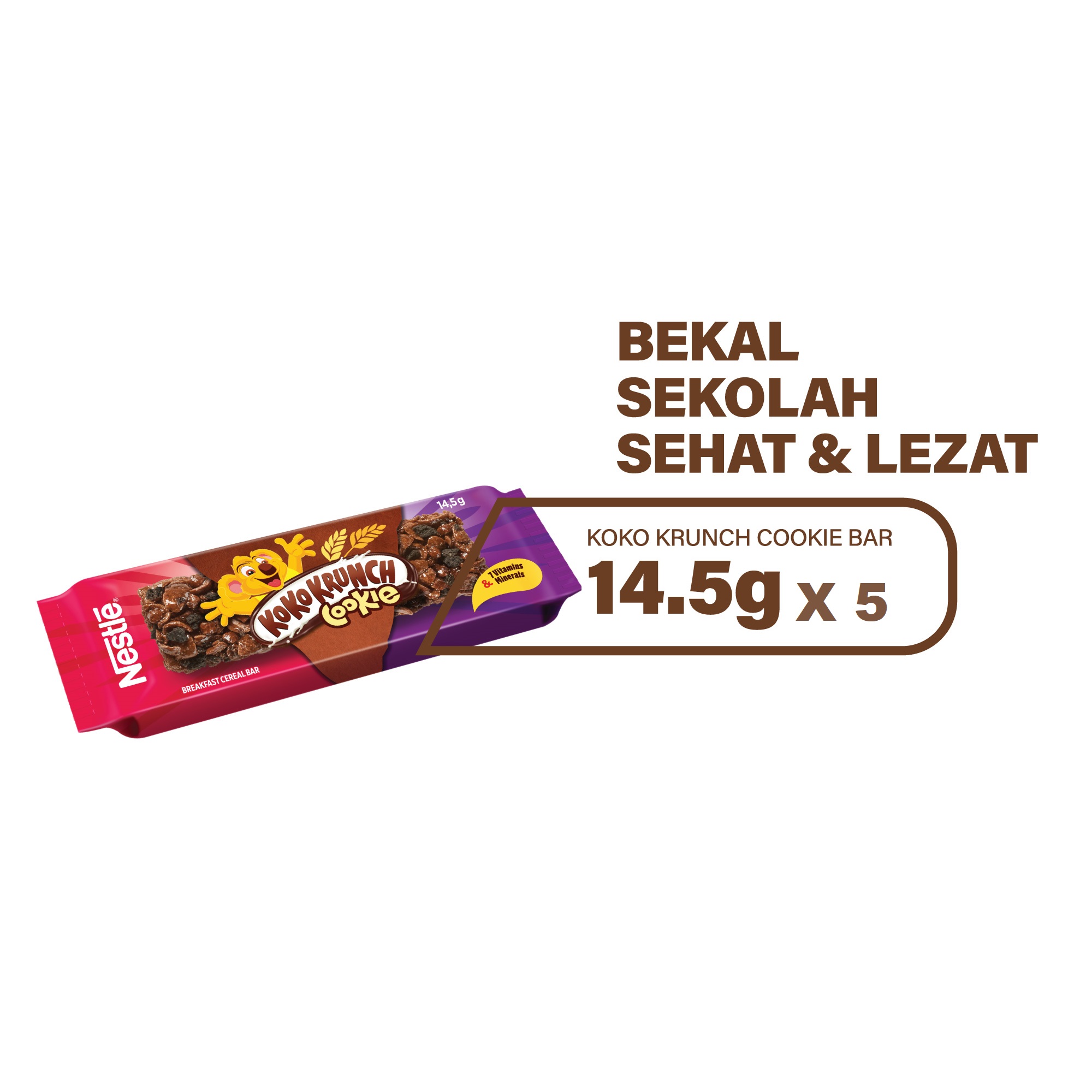 [Paket isi 5] KOKO KRUNCH COOKIE CEREAL BAR 14.5g | Lazada Indonesia