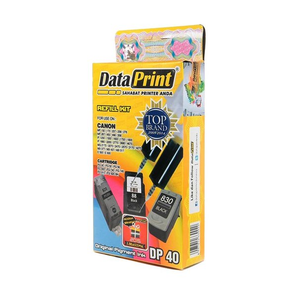 tinta printer CANON hitam Data print DP-40 original | Lazada Indonesia