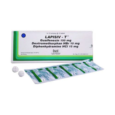 LAPISIV-T - 10 TABLET / OBAT BATUK KERING | Lazada Indonesia