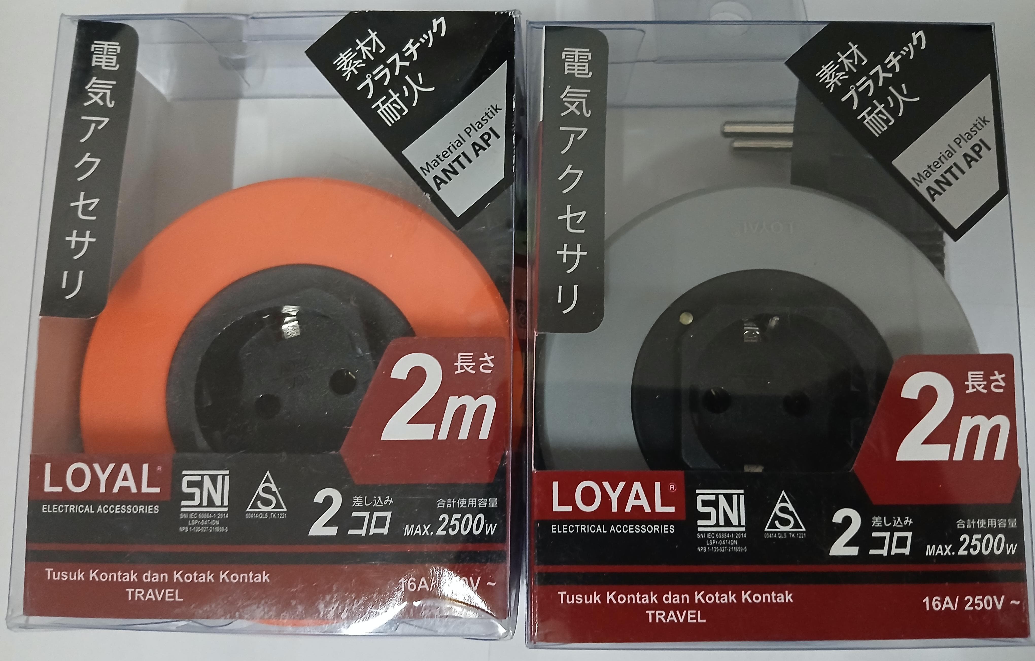 Loyal LY-150 Kabel Roll Travel 2 Meter / Kabel Roll Mini / Kabel rol ...