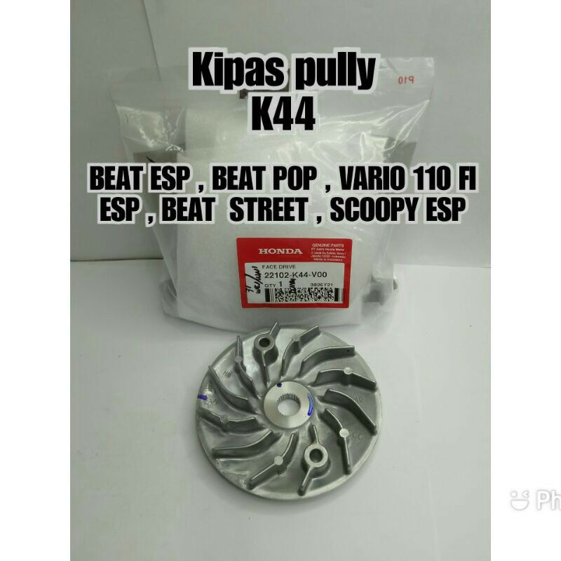 Kipas pully K44 1000% ORI ASLI kipas rumah roller BEAT ESP , BEAT POP ...