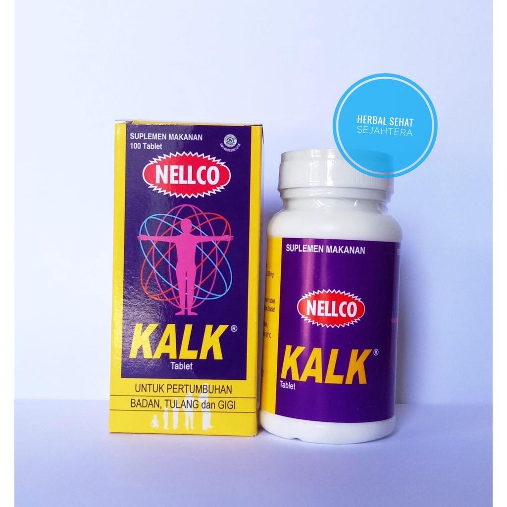 Kalk Nellco isi 30 Tablet dan 100 Tablet untuk membantu memenuhi ...