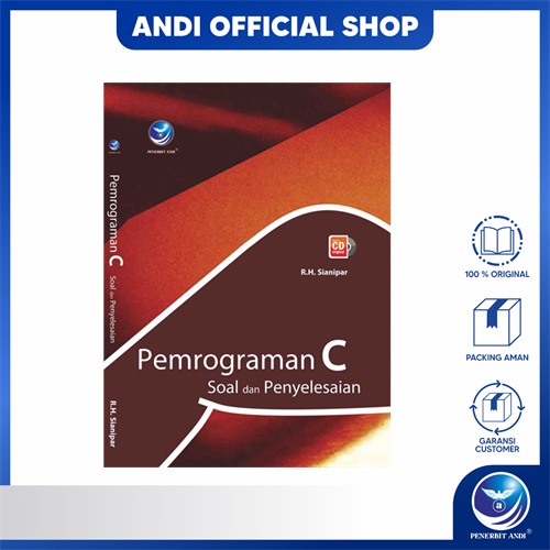 Penerbit Andi - Pemrograman C, Soal dan Penyelesaian+ cd | Lazada Indonesia