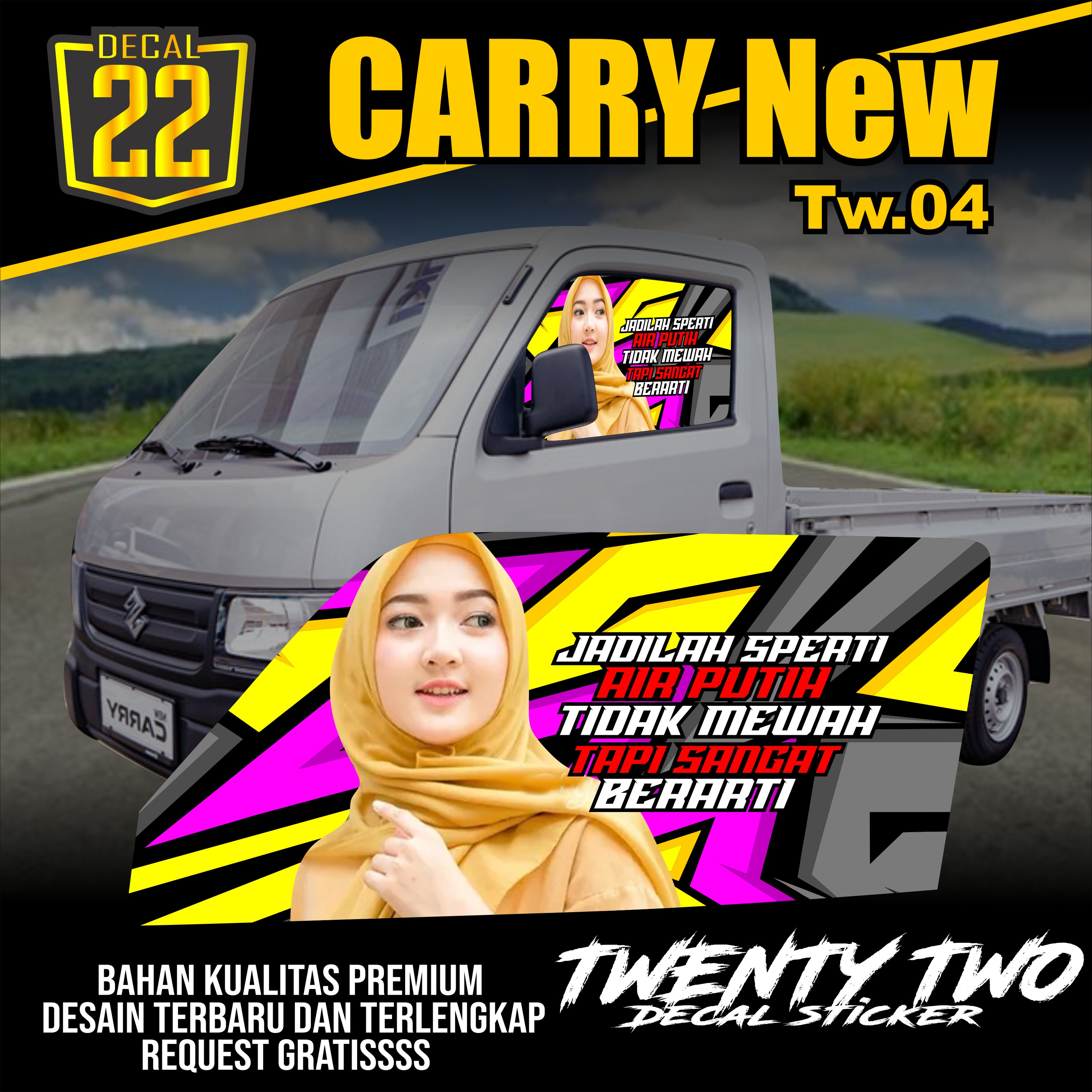 Stiker Kaca Samping New Carry, Stiker One Way Kaca Samping New Carry ... Stiker Kaca Samping New Carry, Stiker One Way Kaca Samping New Carry ...