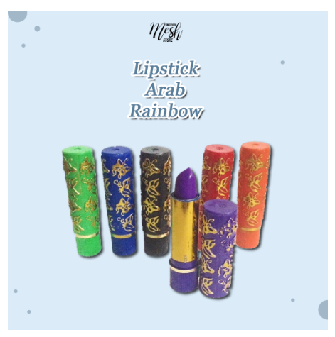HARE RAINBOW - LIPSTICK Arab Rainbow - Gincu Arab Lipstick - Arab Lip ...