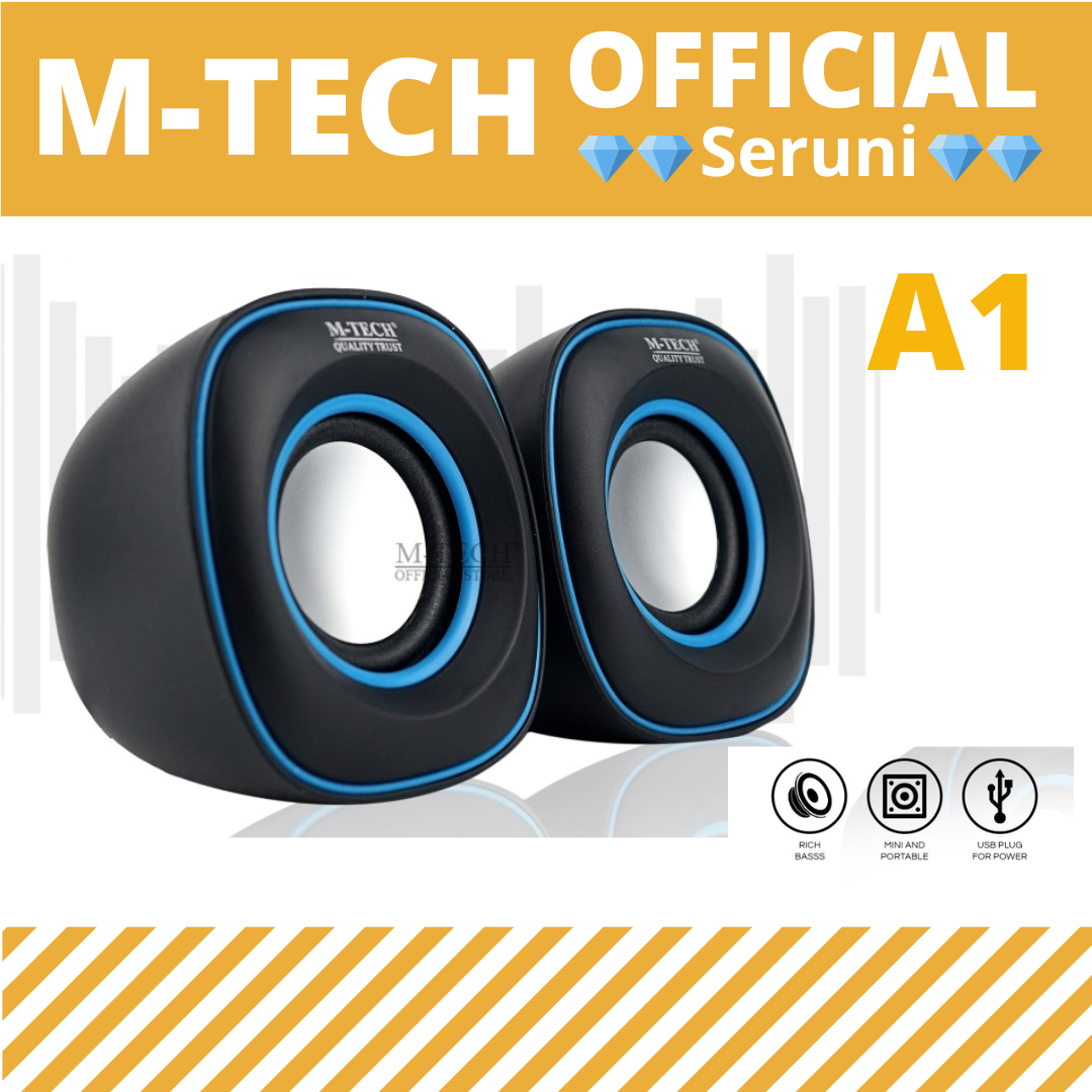 Speaker M-Tech A1 Original Multimedia PC Komputer Laptop warna random | Lazada Indonesia