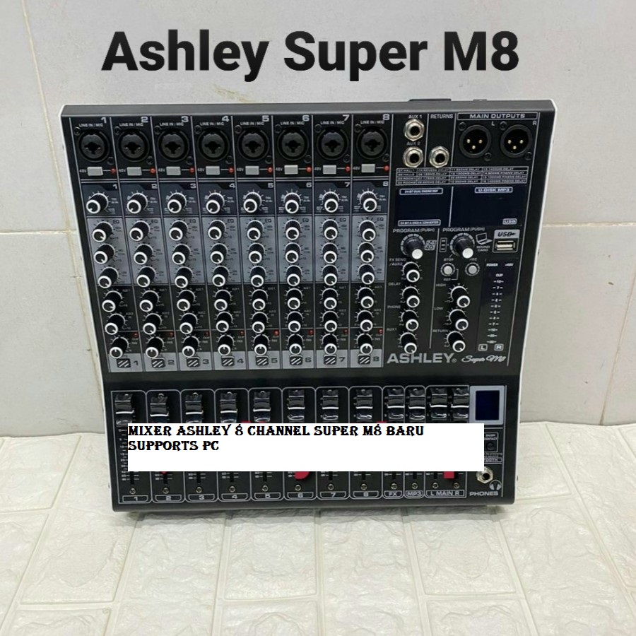 Mixer Ashley 8 Channel Super M8 Baru Supports PC | Lazada Indonesia