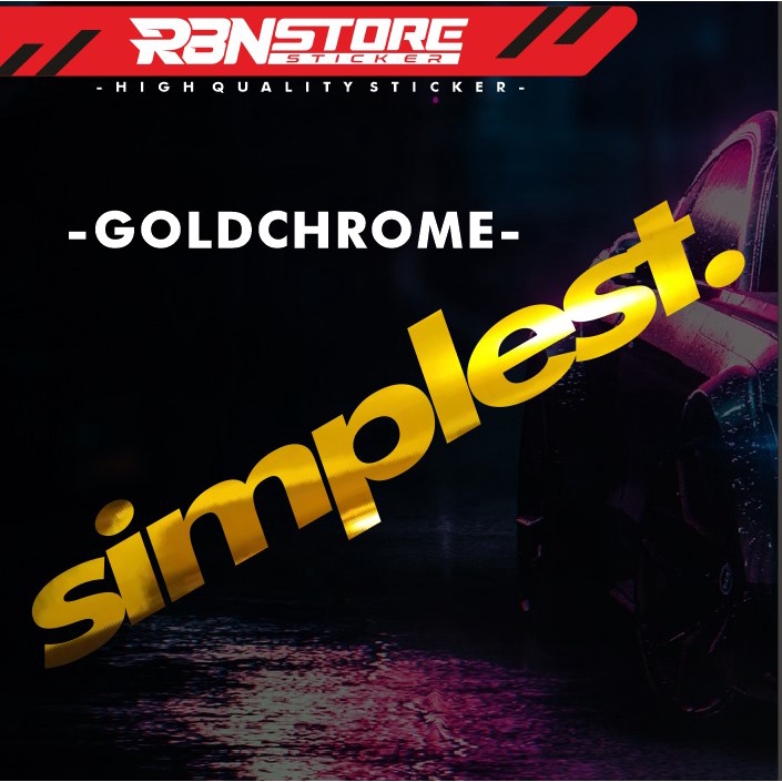 STIKER SIMPLEST. UNTUK MOTOR DAN MOBIL CUTTING STICKER WARNA SOLID DAN ...