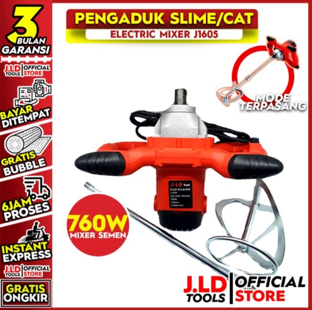 Mesin Pengaduk Cat - Electric Mixer - Pengaduk Cat&adonan semen By JLD ...