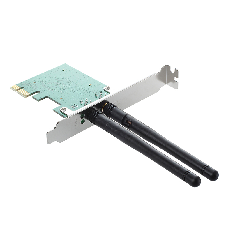 PCI Express PCI-e 300Mbps IEEE 802.11b/g/n Wireless WiFi Network Card Adapter - 1992GHFIN - ThaiPick