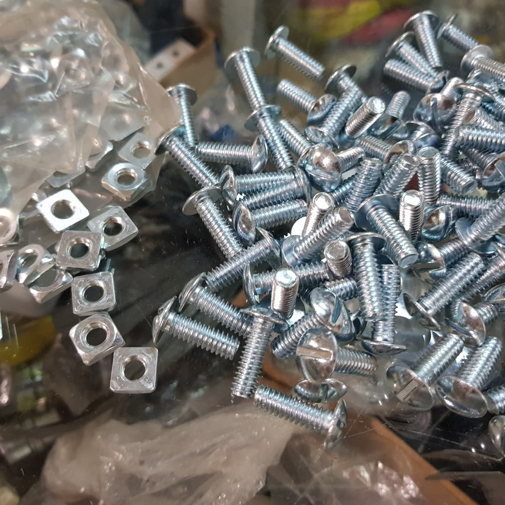 BAUT MUR SENG M6 x 20 mm kepala minus isi 144 set | Lazada Indonesia