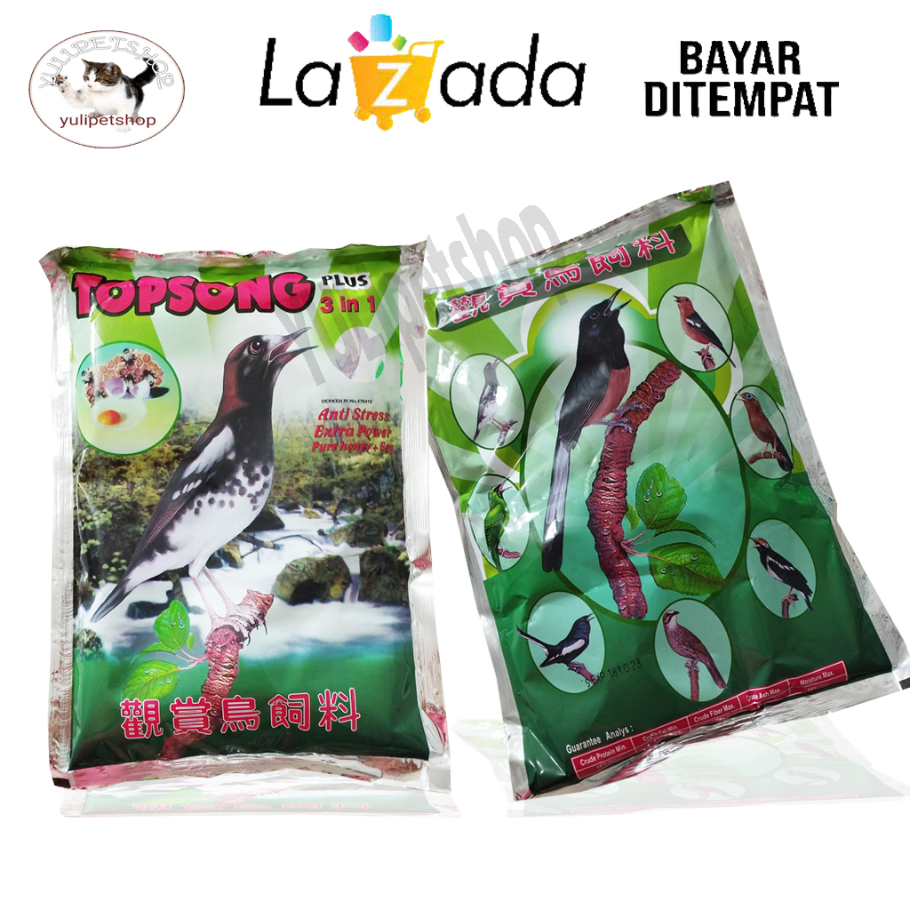 Kicau Mart Pakan Makanan Burung Murai Kacer Cucak Anis Jalak Dll Pur ...