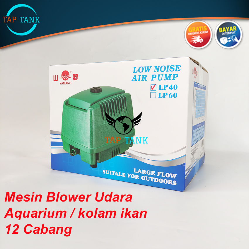 Mesin Pompa Udara Blower Aquarium Aerator Bioflok, Kolam ikan ...