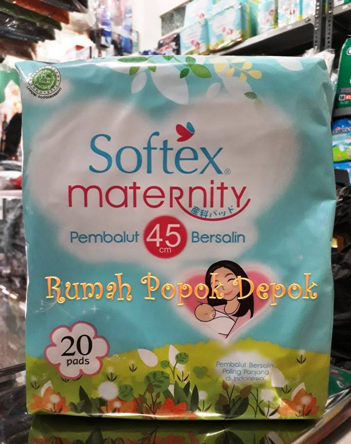 PEMBALUT BERSALIN SOFTEX MATERNITY ISI 20 PADS (45 CM) | Lazada Indonesia