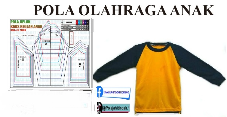 pola baju pola jahit KAOS OLAHRAGA TK/SD size 4 - 14 tahun | Lazada ... pola baju pola jahit KAOS OLAHRAGA TK/SD size 4 - 14 tahun | Lazada ...