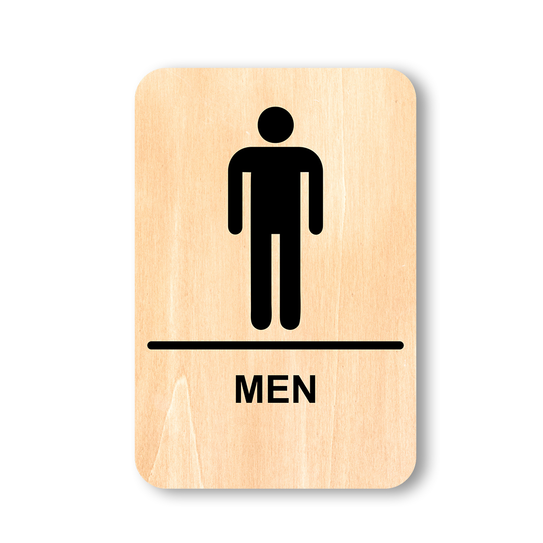men toilet door sign - signage toilet - men toilet sign | Lazada Indonesia