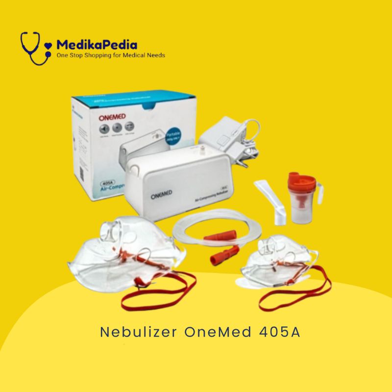 Nebulizer Kompresor Onemed 405A / Alat Nebul Asma Anak / Nebulisasi ...