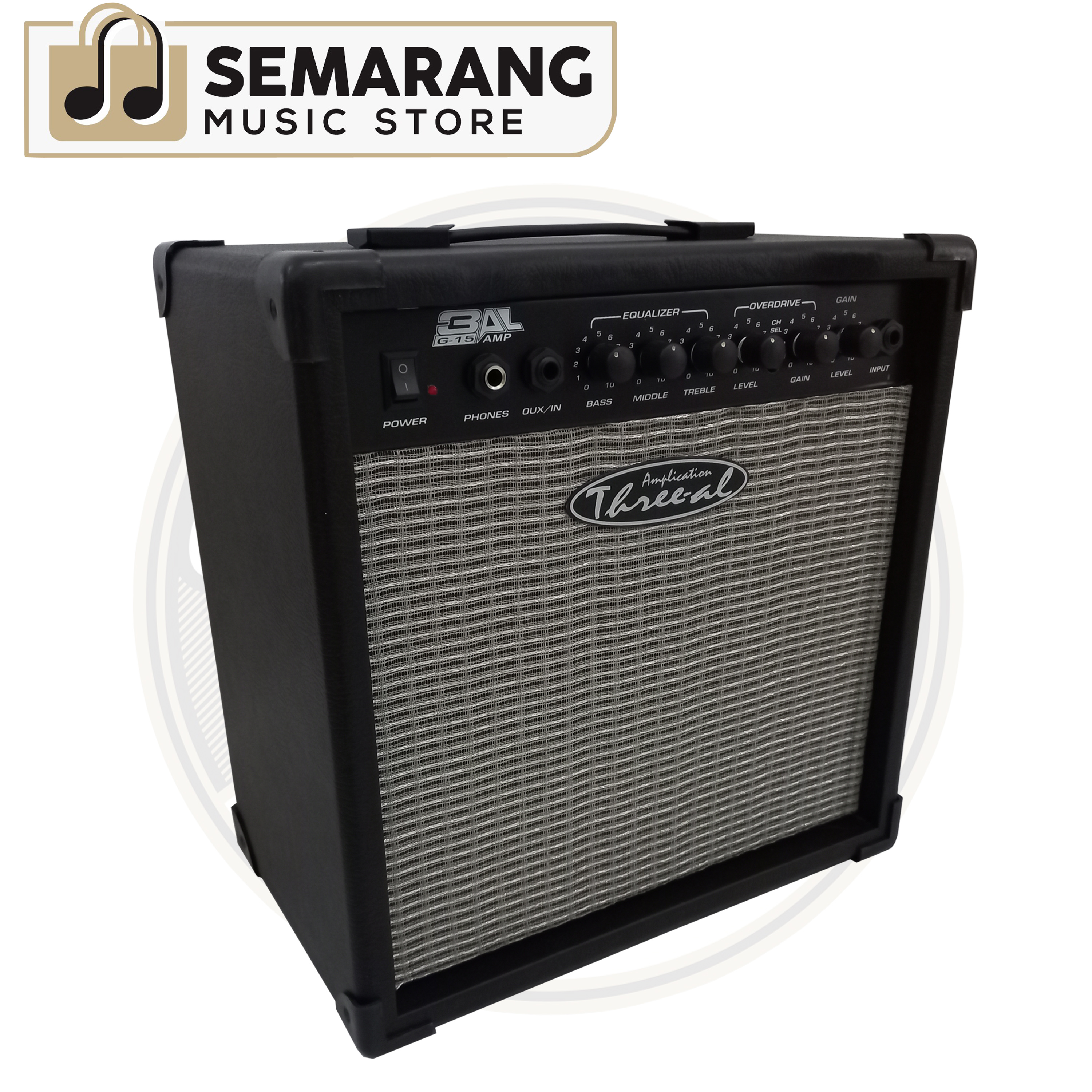 Amplifier Gitar Ampli Gitar dan Bass Merk Three Al 8" inch Amply Gitar ...